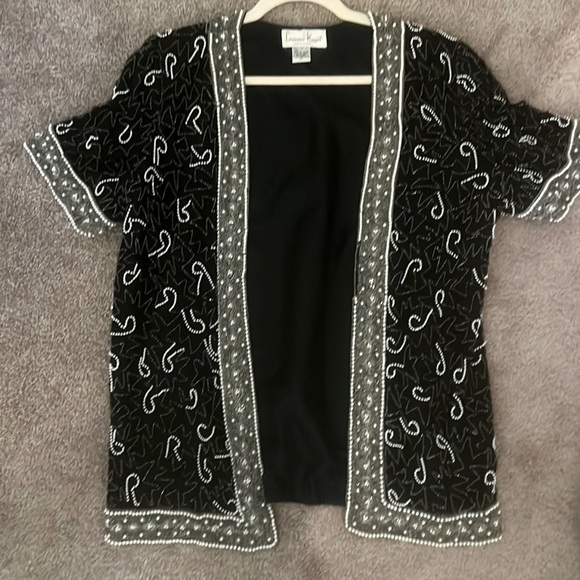 laurence koger | Kimonos & Yukatas | Vintage Laurence Koger Beaded Kimono Medium | Poshmark